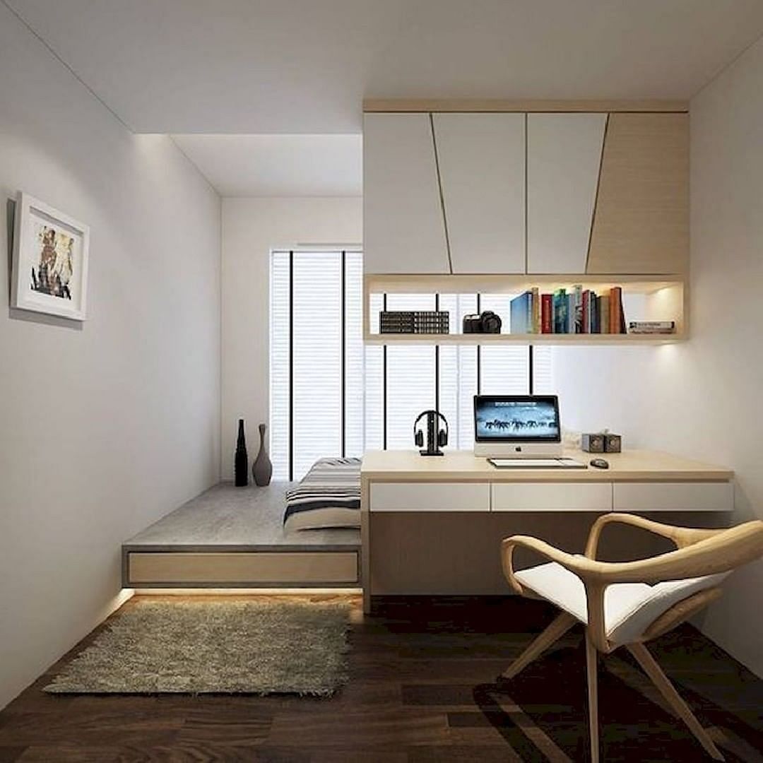 Japanese bedroom design for small space store