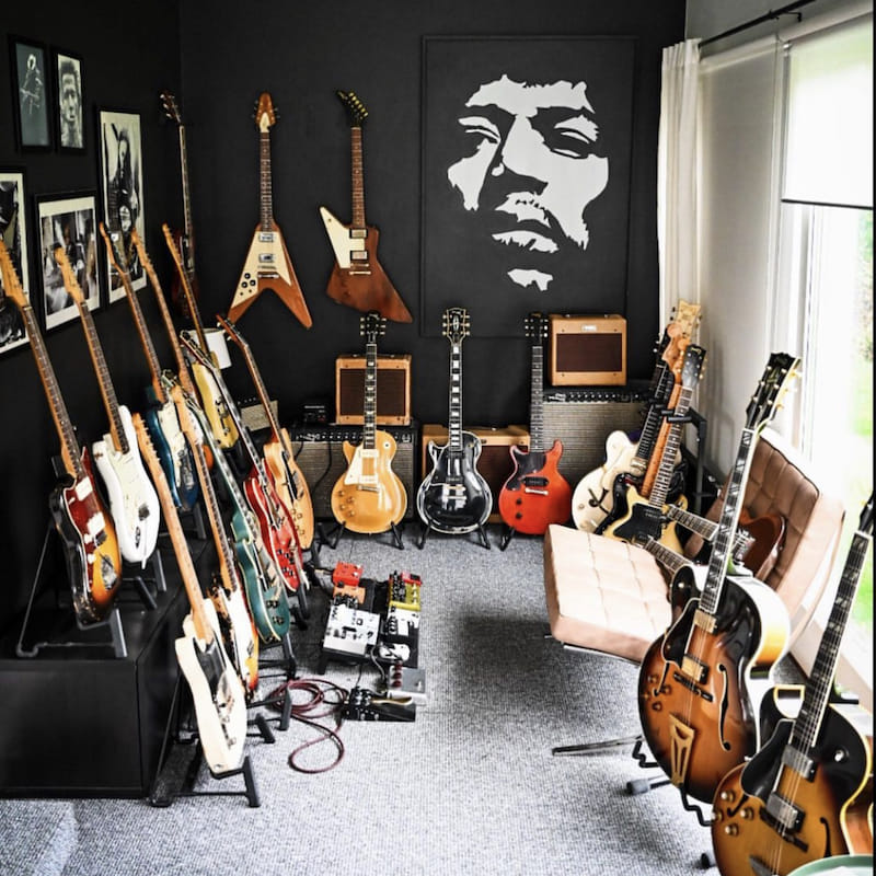 Cool Guitar Room 33+ Guitar Room Ideas That Hit The Right Note In 2025