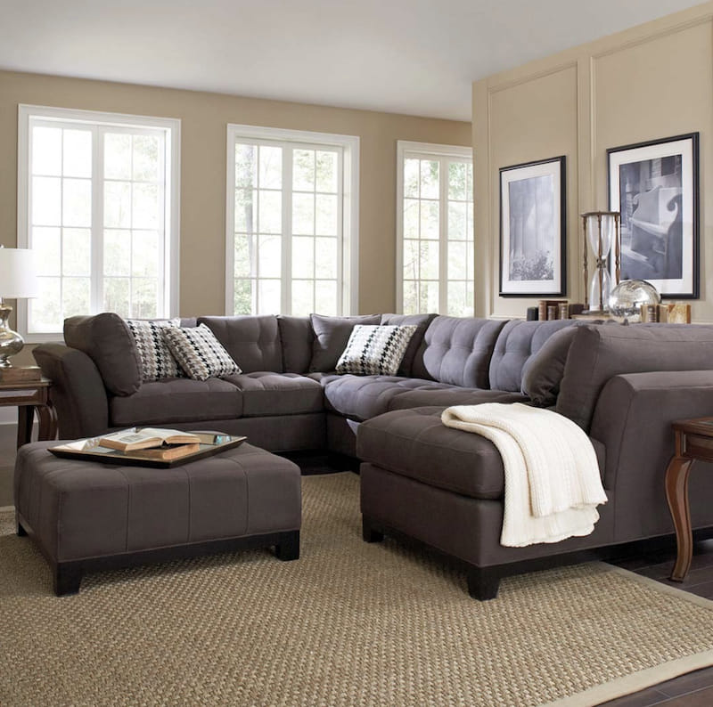 Dark Brown Couch Living Room Ideas | Cabinets Matttroy