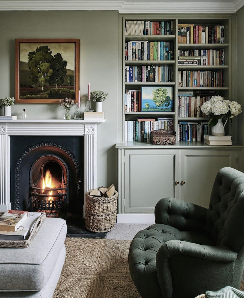 Sage Green Living Room Slate Sage Green Walls Design Ideas