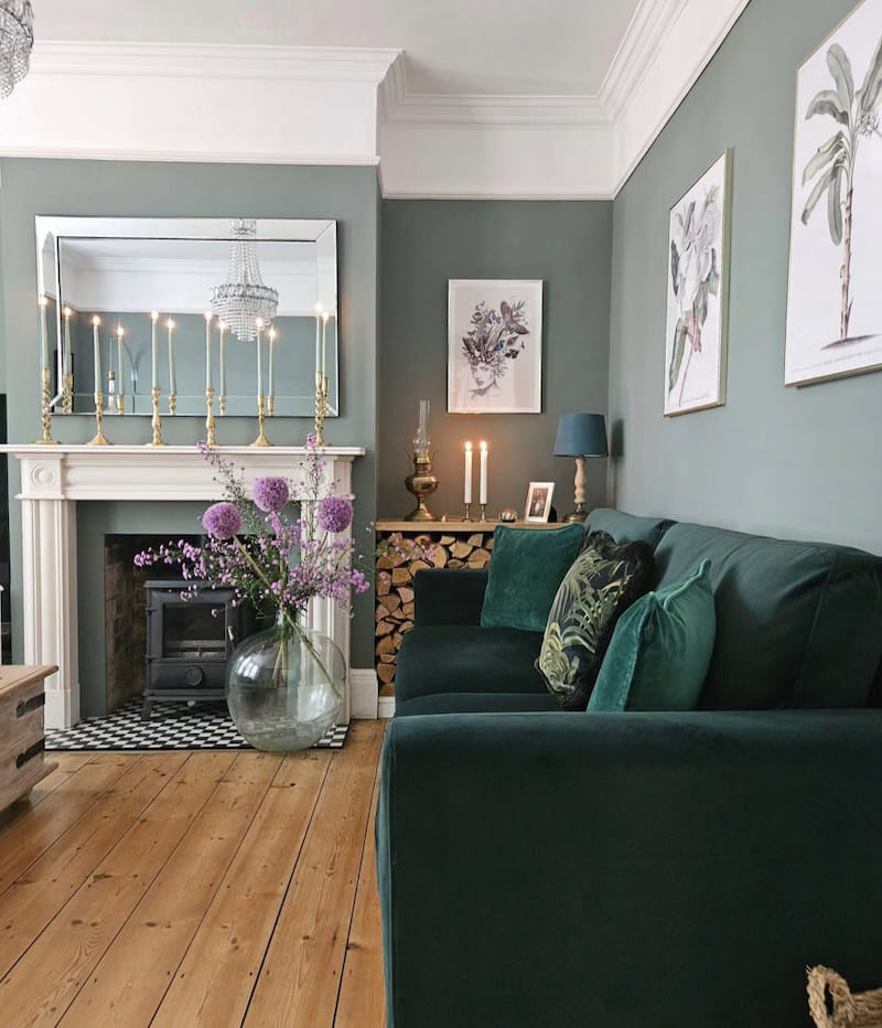 Sage Green Living Room Slate Sage Green Walls Design Ideas