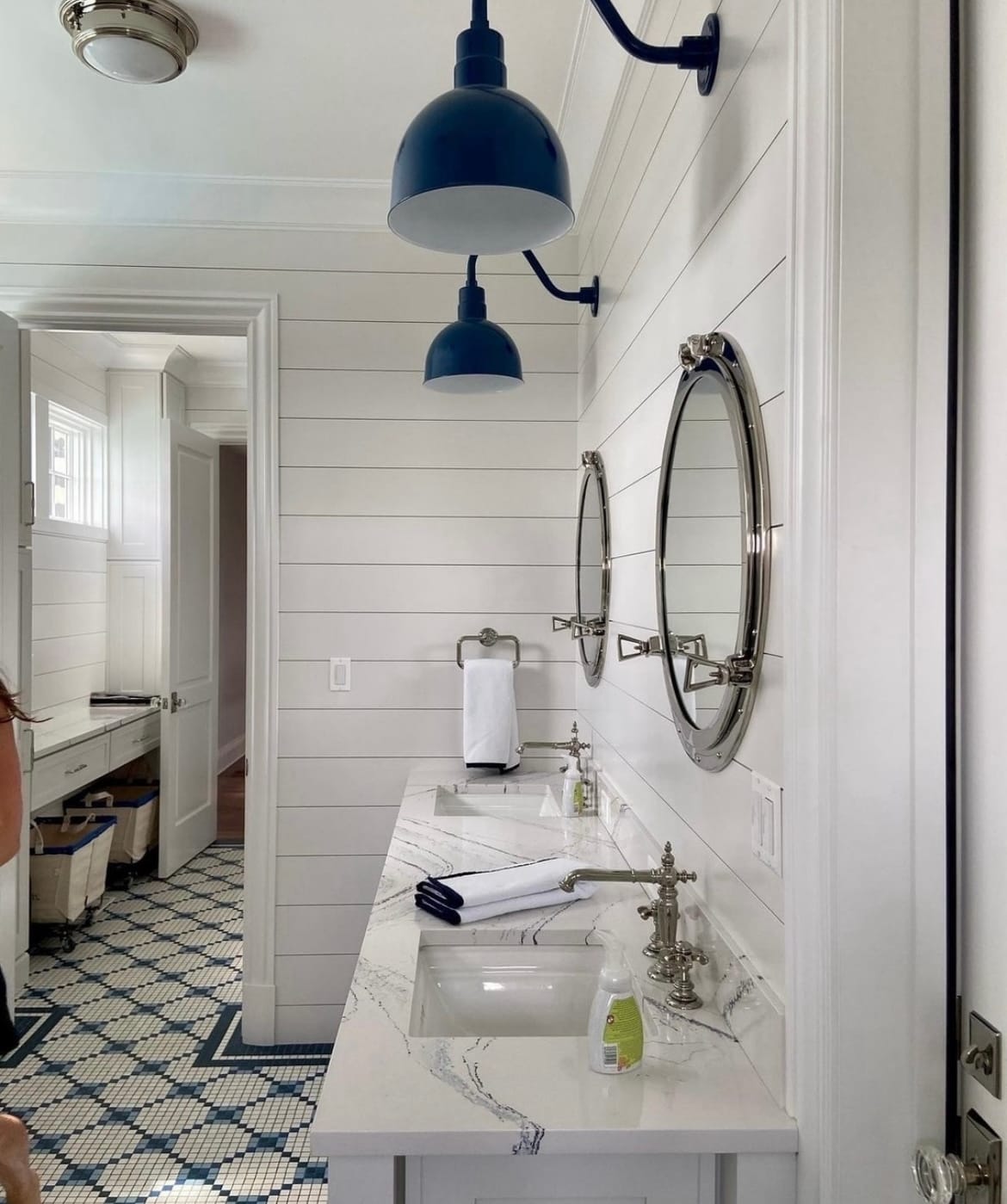 Beach Cottage Bathroom Lighting Shades Of Light Chris Loves Julia
